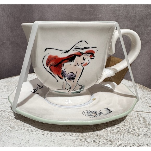 Rae Dunn | Dining | Disney Princessrae Dunnarielthe Little Mermaid Tea ...